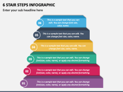 6 Stair Steps Infographic PowerPoint Template and Google Slides Theme