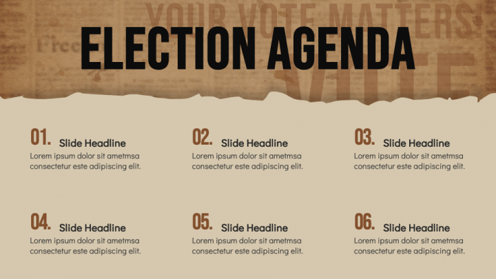 Free - Election Theme for PowerPoint and Google Slides Template - PPT ...