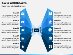 Issues with Reasons PowerPoint and Google Slides Template - PPT Slides