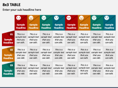 8x3 Table for PowerPoint and Google Slides - PPT Slides