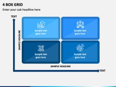 4 Box Grid PowerPoint Template - PPT Slides