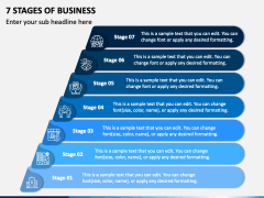 7 Stages of Business PowerPoint and Google Slides Template - PPT Slides