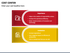 Cost Center PowerPoint and Google Slides Template - PPT Slides
