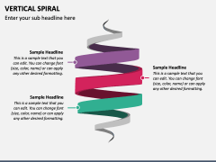 Vertical Spiral for PowerPoint and Google Slides - PPT Slides