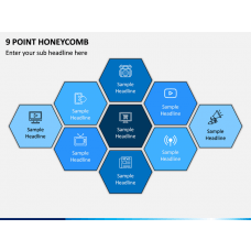 9 Stage Process PPT Slide | SketchBubble