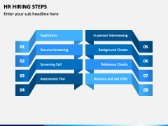 HR Hiring Steps PowerPoint and Google Slides Template - PPT Slides