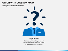 Person With Question Mark PowerPoint and Google Slides Template - PPT ...