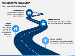 Progressive Roadmap PowerPoint and Google Slides Template - PPT Slides