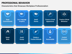 Professional Behavior PowerPoint and Google Slides Template - PPT Slides