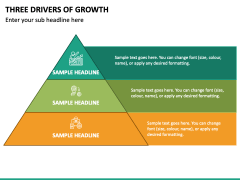 Three Drivers of Growth PowerPoint Template - PPT Slides