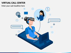 Virtual Call Center PowerPoint and Google Slides Template - PPT Slides
