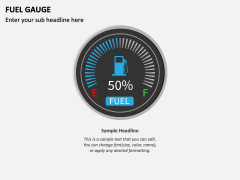 Fuel Gauge for PowerPoint and Google Slides - PPT Slides
