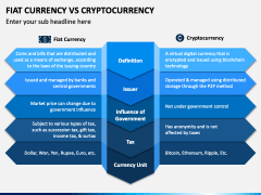 Fiat Currency Vs Cryptocurrency PowerPoint and Google Slides Template - PPT Slides