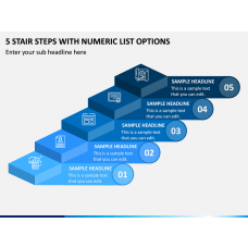 PowerPoint 5 Numeric List Items