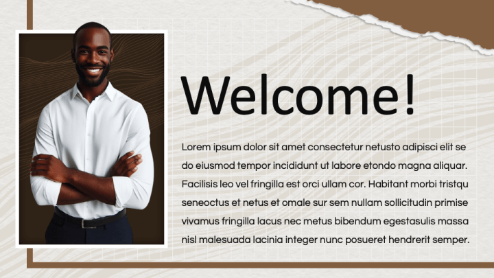 Attractive Welcome Slides for PowerPoint and Google Slides Template ...