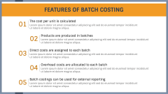 Batch Costing PowerPoint and Google Slides Template - PPT Slides