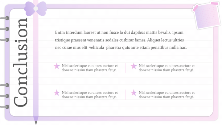 Free - Pastel Notebook Theme for PowerPoint and Google Slides - PPT Slides