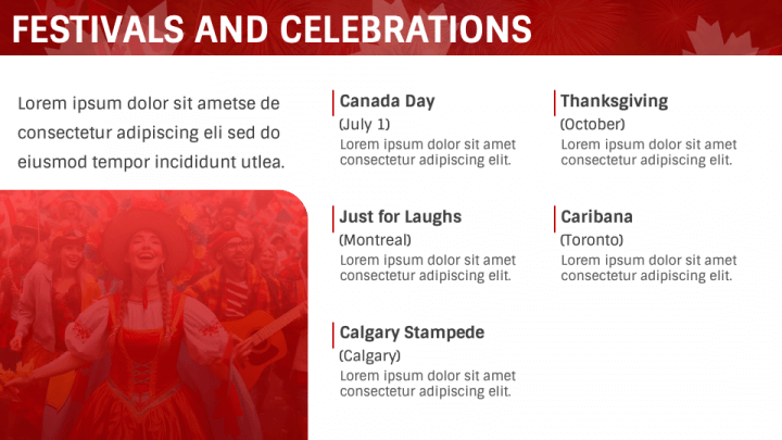 Free - Culture of Canada PowerPoint and Google Slides Template - PPT Slides