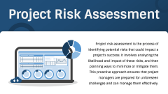 Project Risk Assessment PowerPoint and Google Slides Template - PPT Slides