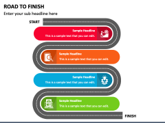 Road to Finish PowerPoint and Google Slides Template - PPT Slides