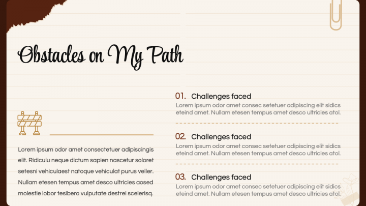 Free - Diary Theme for PowerPoint and Google Slides - PPT Slides