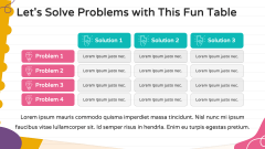 Free - Problem Solving Lesson for Children PowerPoint and Google Slides Template - PPT Slides