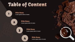 Free - Chocolate Theme for PowerPoint and Google Slides - PPT Slides