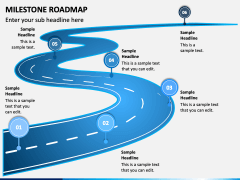 Milestone Roadmap PowerPoint and Google Slides Template - PPT Slides