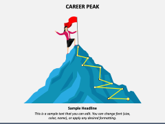 Career Peak Illustration for PowerPoint and Google Slides - PPT Slides