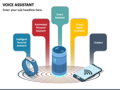 Voice Assistant PowerPoint and Google Slides Template - PPT Slides