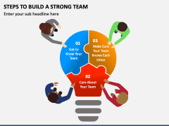 Steps to Build a Strong Team PowerPoint and Google Slides Template - PPT Slides
