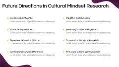 Cultural Mindset PowerPoint and Google Slides Template - PPT Slides