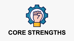 Core Strengths PowerPoint and Google Slides Template - PPT Slides