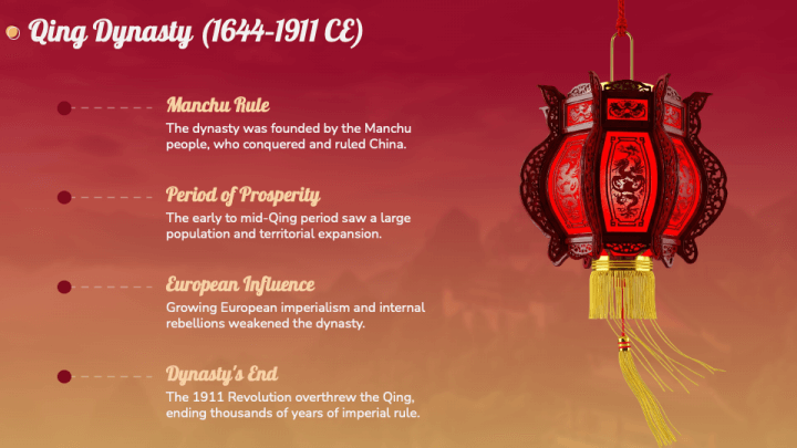 Free - History of China PowerPoint and Google Slides Template - PPT Slides
