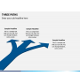 2 Paths to One Road PowerPoint Template - PPT Slides