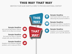 This Way That Way PowerPoint Template and Google Slides Theme