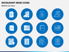 Restaurant Menu Icons for PowerPoint and Google Slides - PPT Slides