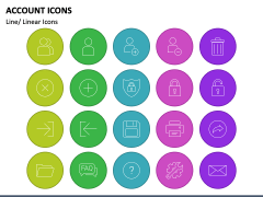 Account Icons for PowerPoint and Google Slides - PPT Slides