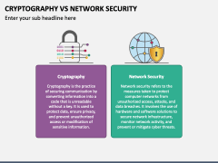Cryptography Vs Network Security PowerPoint and Google Slides Template - PPT Slides
