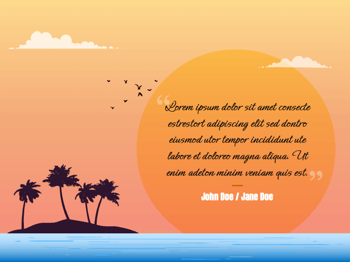 Thought of the Day - Typography PowerPoint and Google Slides Template ...