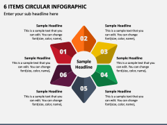 6 Items Circular Infographic PowerPoint Presentation Slides - PPT Template
