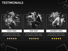 Free - Singer Portfolio PowerPoint Template and Google Slides Theme