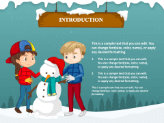 Free Winter Break Presentation Theme for PowerPoint and Google Slides
