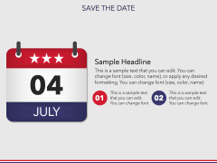 Free - US Independence Day PowerPoint Template and Google Slides Theme