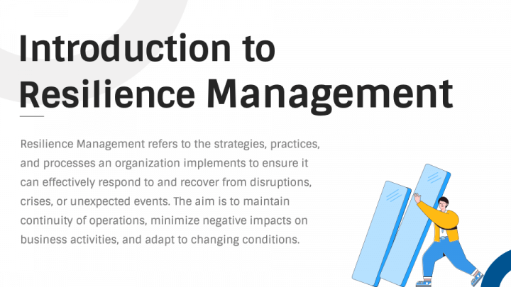 Resilience Management PowerPoint and Google Slides Template - PPT Slides