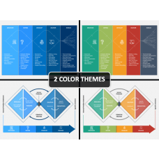 Double Diamond PowerPoint Template | SketchBubble