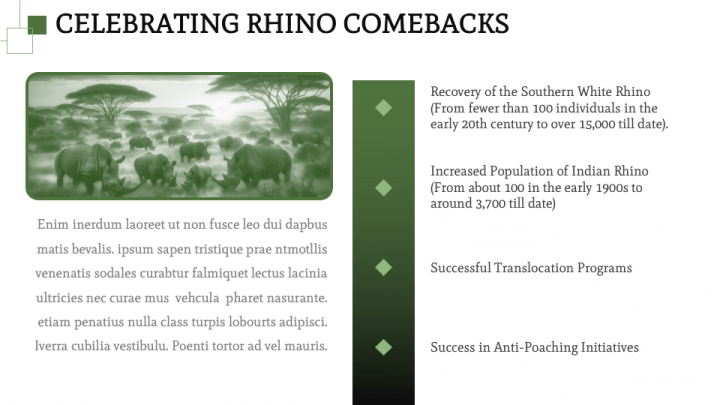 Free - Project Rhino PowerPoint and Google Slides Template - PPT Slides