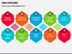 CRM Features PowerPoint and Google Slides Template - PPT Slides