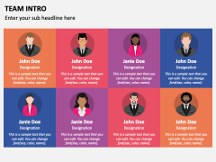 Free Team Intro PowerPoint and Google Slides Template - PPT Slides
