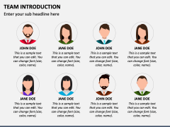 Free - Team Introduction PowerPoint Template and Google Slides
